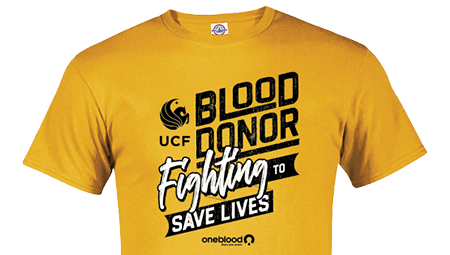 UCF : Limited Edition UCF Blood Donor T-Shirt and a $20 eGift Card